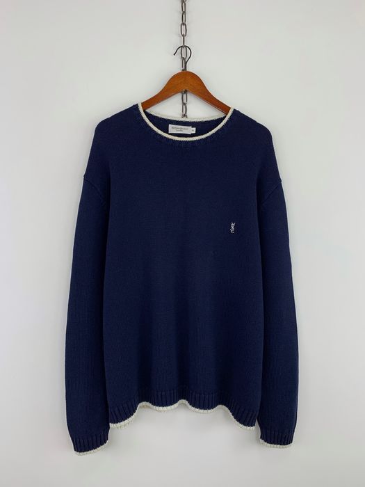 Vintage Yves Saint Laurent YSL Men’s Oversized Crewneck Sweater XXL ...