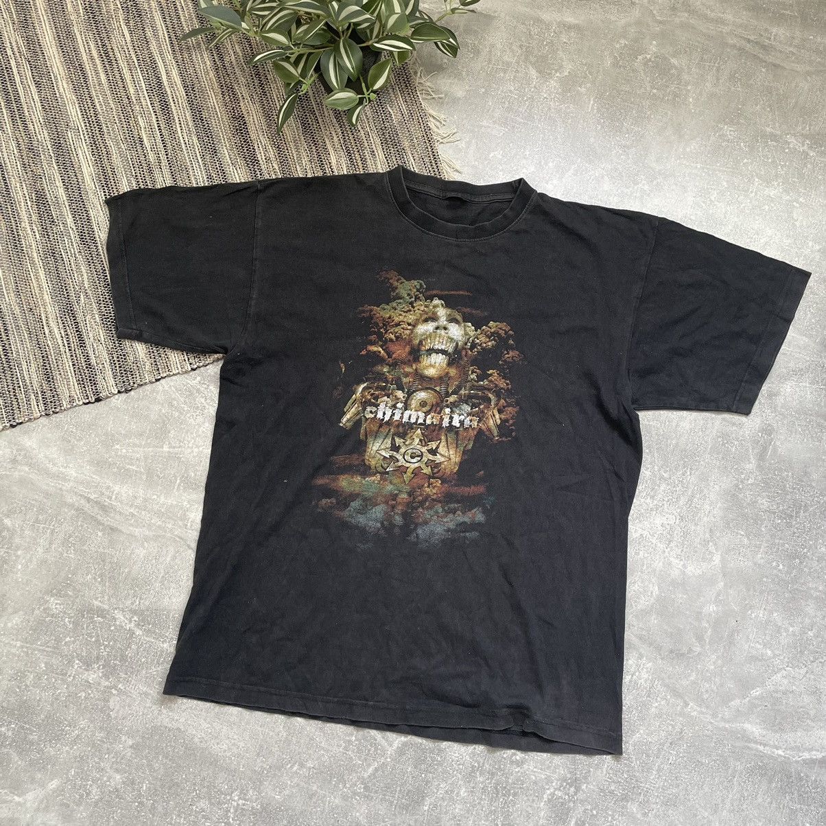 Band Tees × Vintage VINTAGE CHIMAIRA HEAVY METAL CYBER PUNK ALBUM TOUR ...