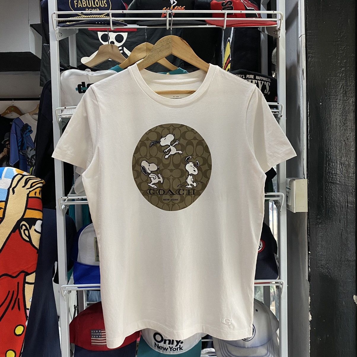 Coach × Peanuts Coach X Peanuts Snoopy Collectible T-Shirts | Grailed