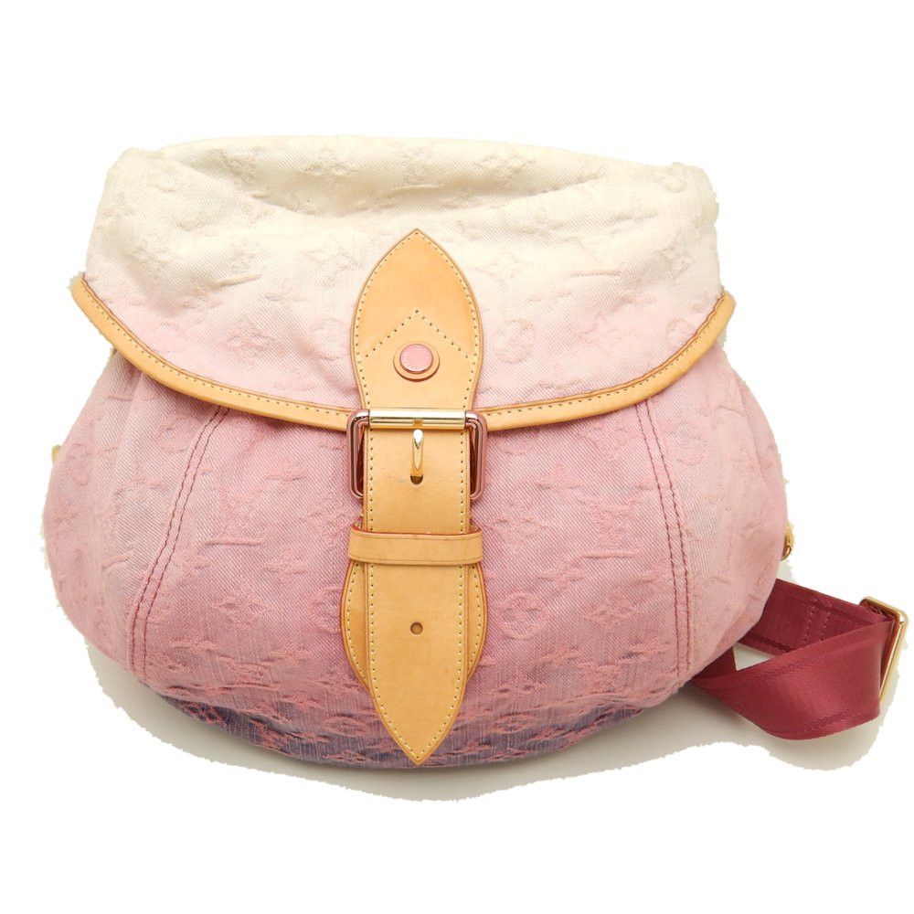 Louis Vuitton Louis Vuitton Sunshine Monogram Denim Shoulder Bag Rose ...