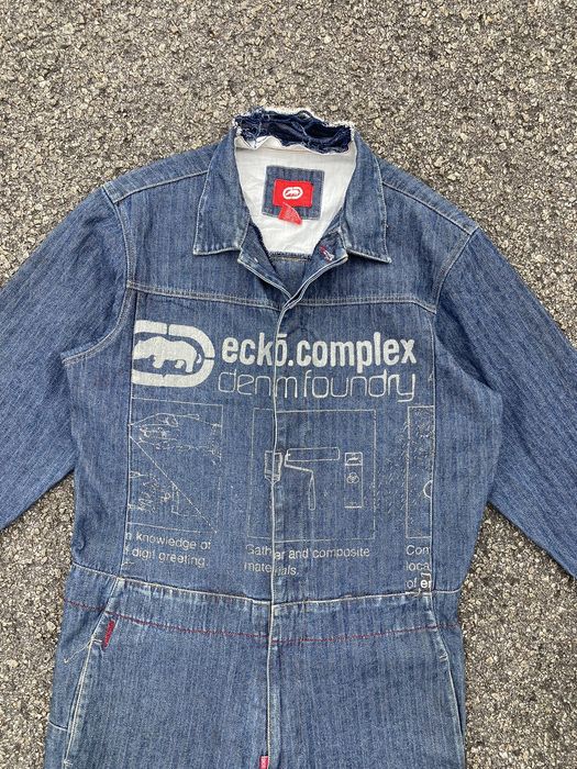 Ecko Unltd. Overall Denim Jean Ecko Unltd Nice Design | Grailed