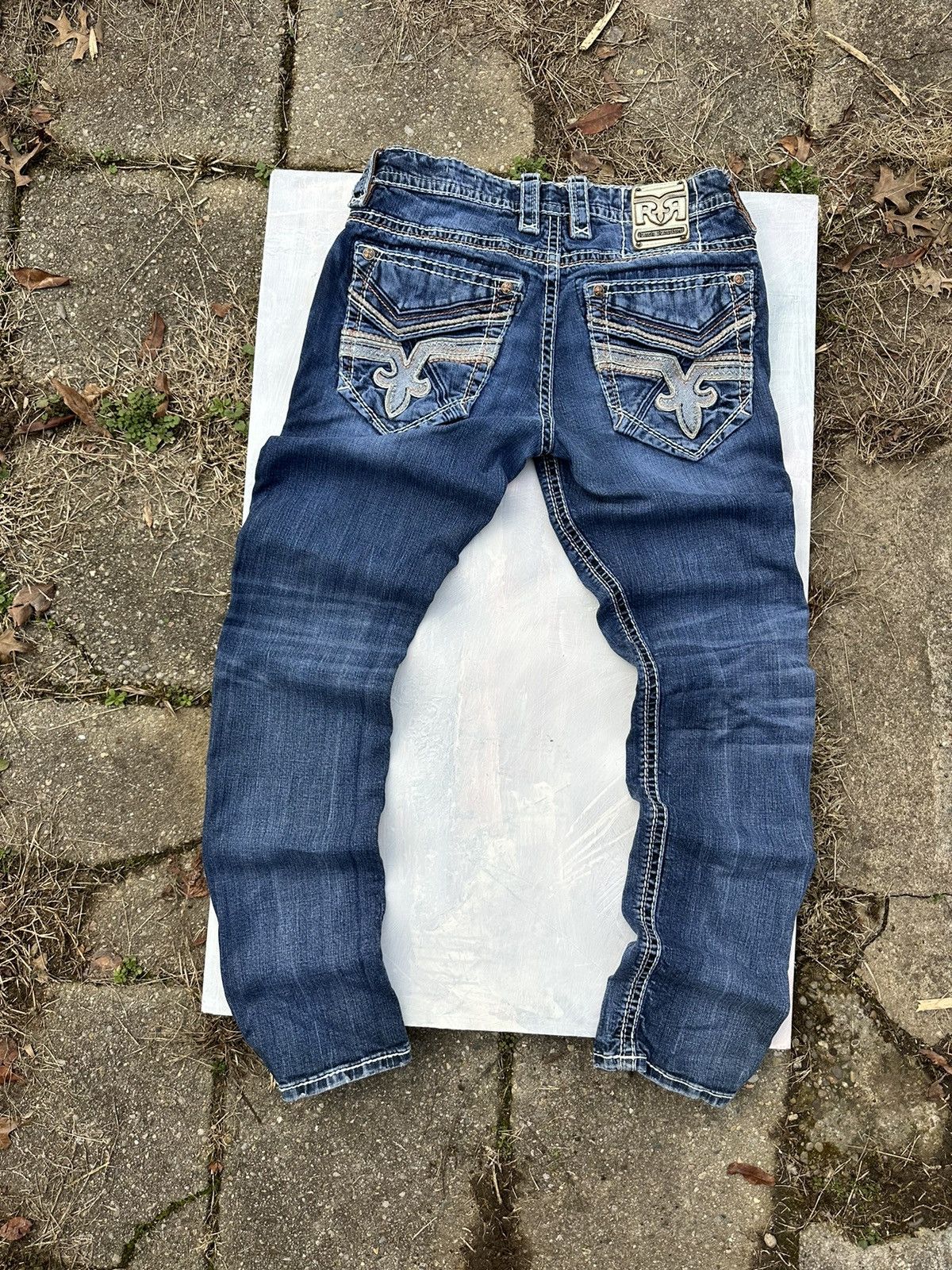 True Religion Crazy y2k rock revival thick stitch faded affliction ...