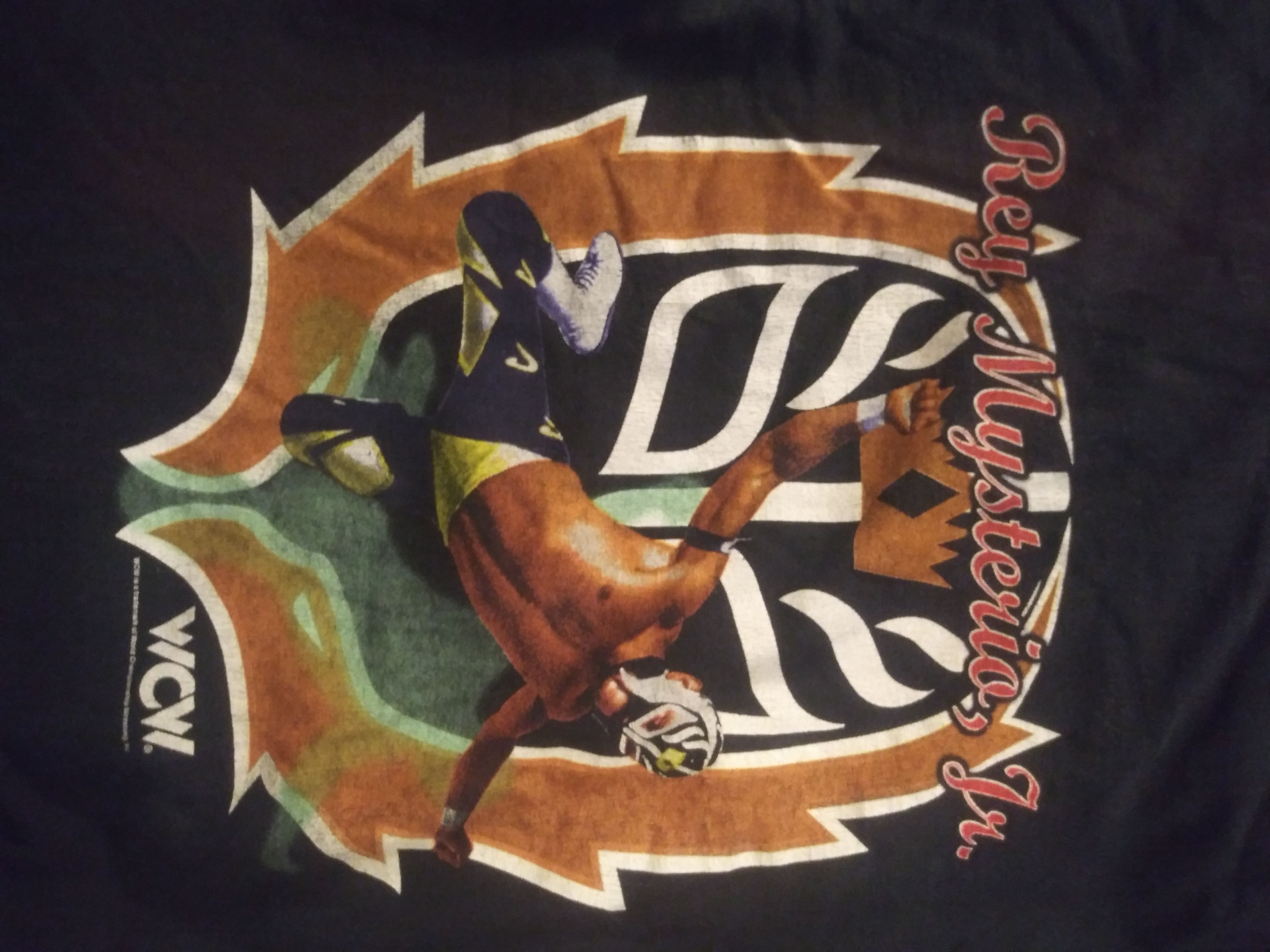 Wcw/Nwo Rey Mysterio Jr. Shirt Flying Fury WCW 90s Vintage 1997 | Grailed