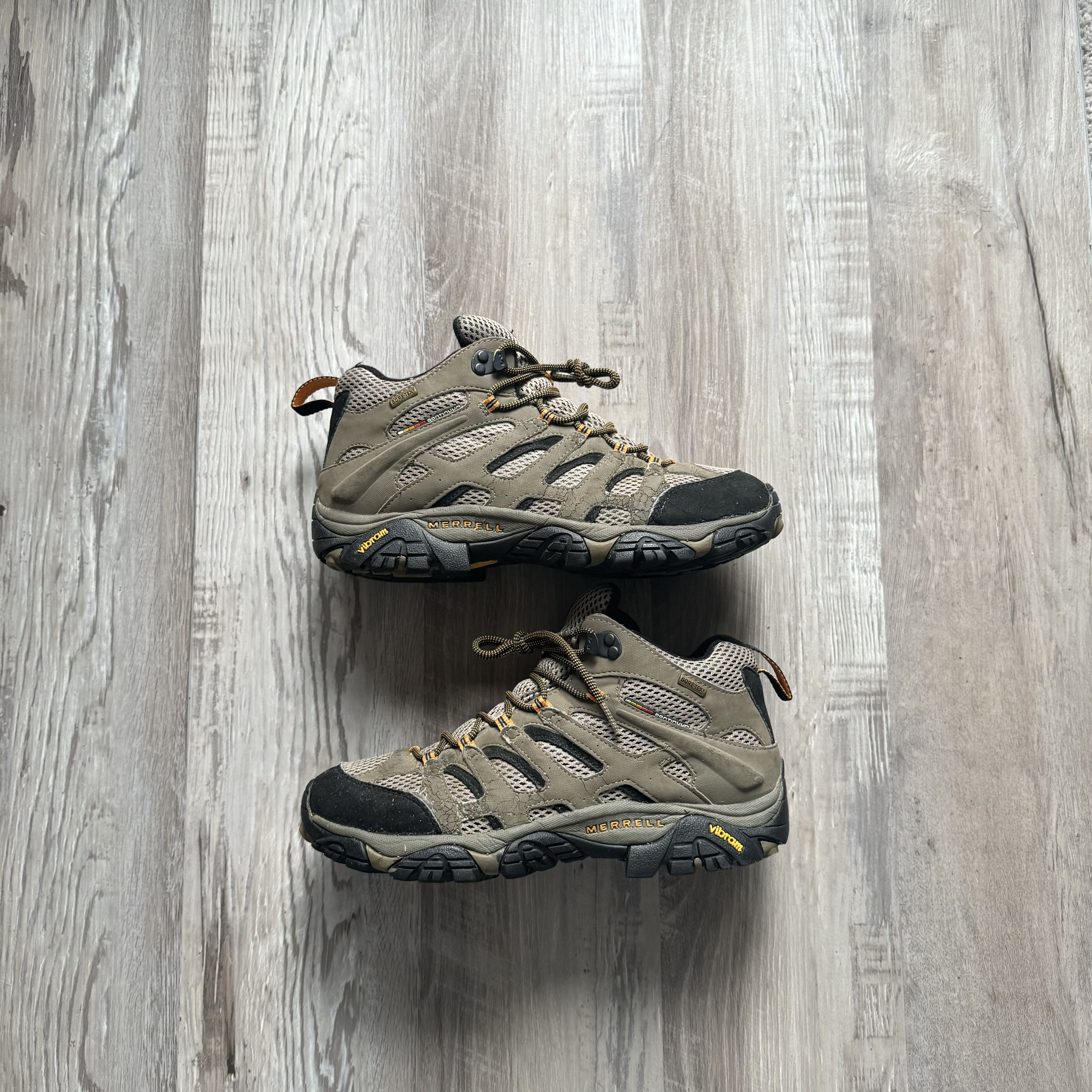 Vintage MERRELL • GORE-TEX® Moab Mid "Dark Tan" (9M) | Grailed