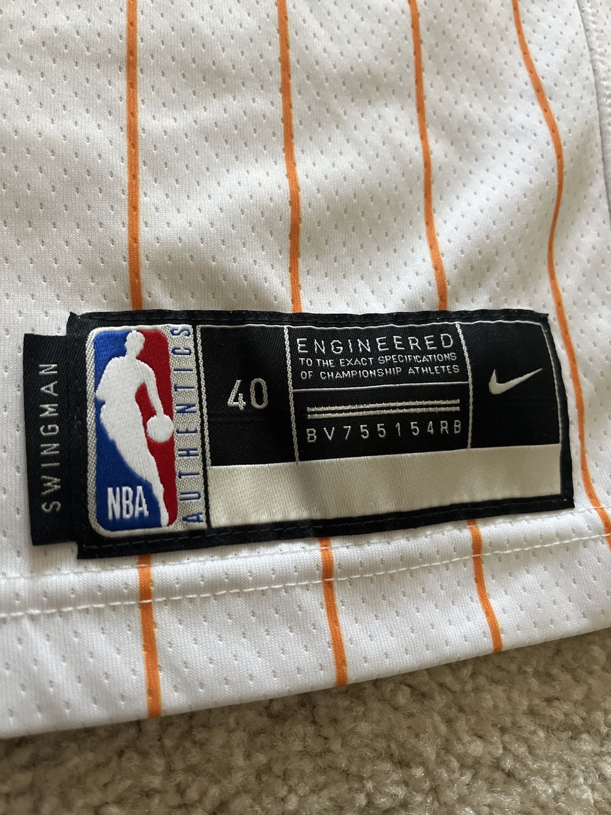 Nike Markelle Fultz Magic Pinstripe Jersey | Grailed