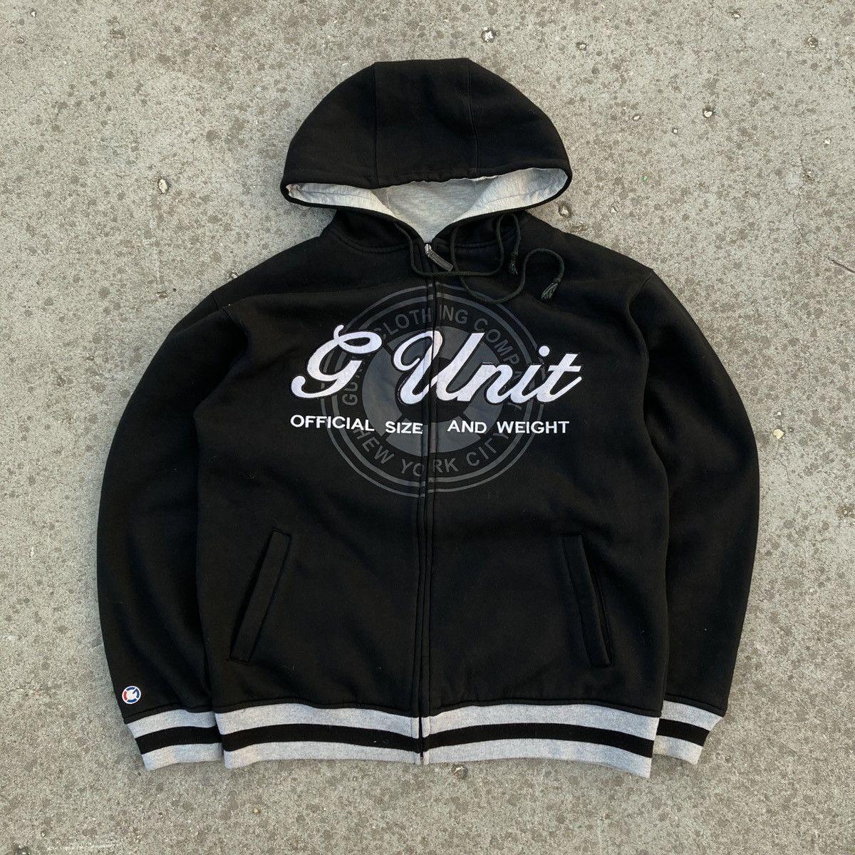 Vintage Y2K Rap G Unit official size & weight zip up hoodie | Grailed