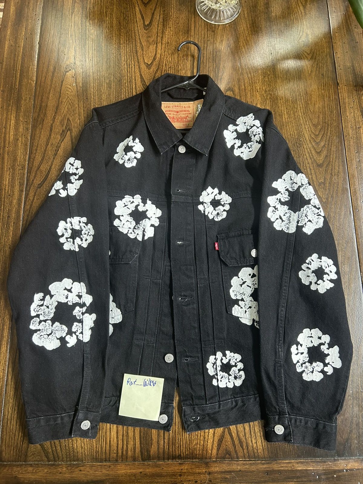 DENIM TEARS Denim tears black jean jacket | Grailed
