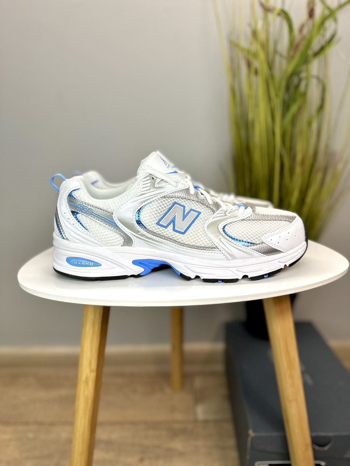 New Balance New Balance 530 White Baby Blue Sneakers | Grailed