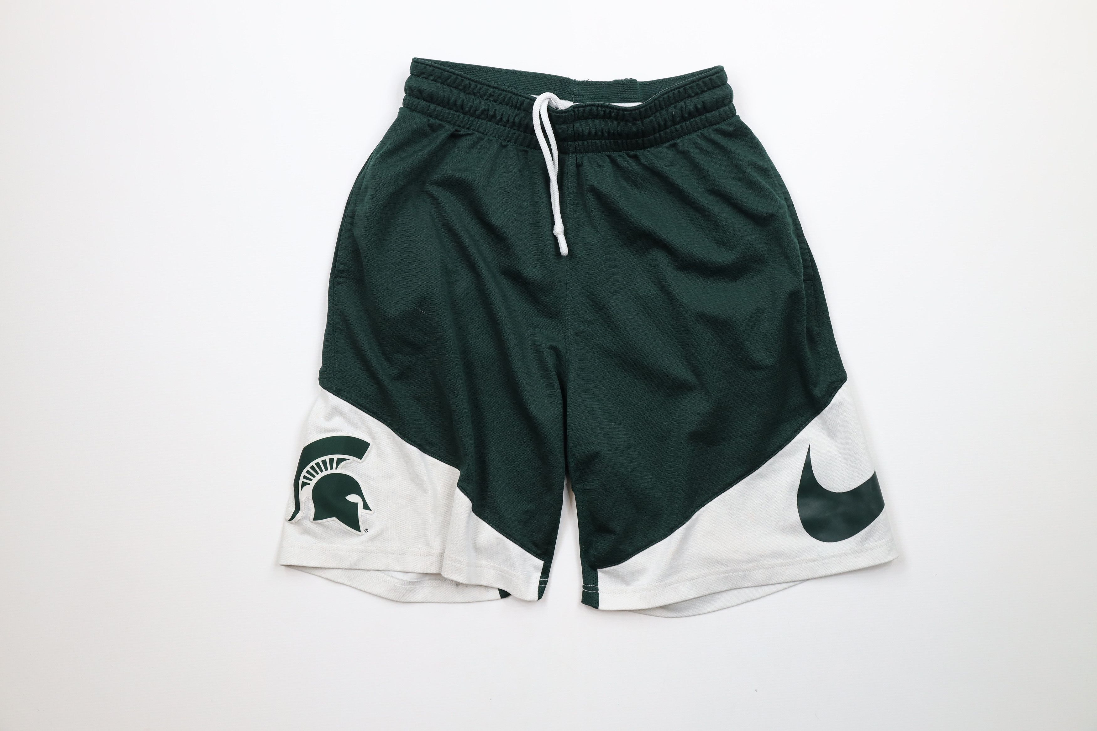 Nike Nike Swoosh Logo Michigan State University Basketball Shorts | Grailed