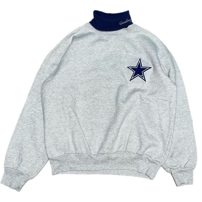 Majestic Dallas Cowboys 90s Turtleneck Crewneck Sweatshirt | Grailed
