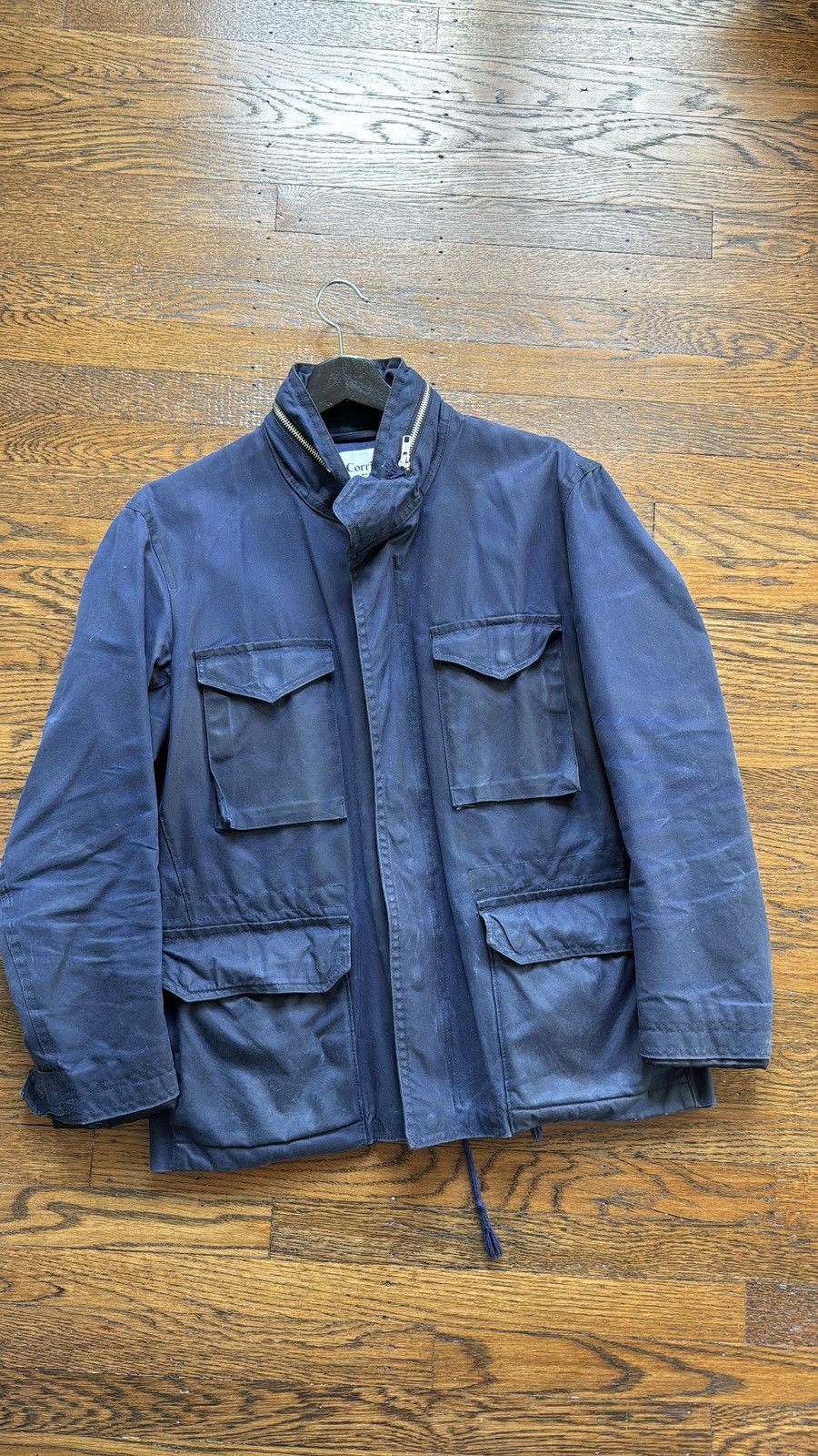 Corridor NYC Navy Waxed Cotton M65 | Grailed