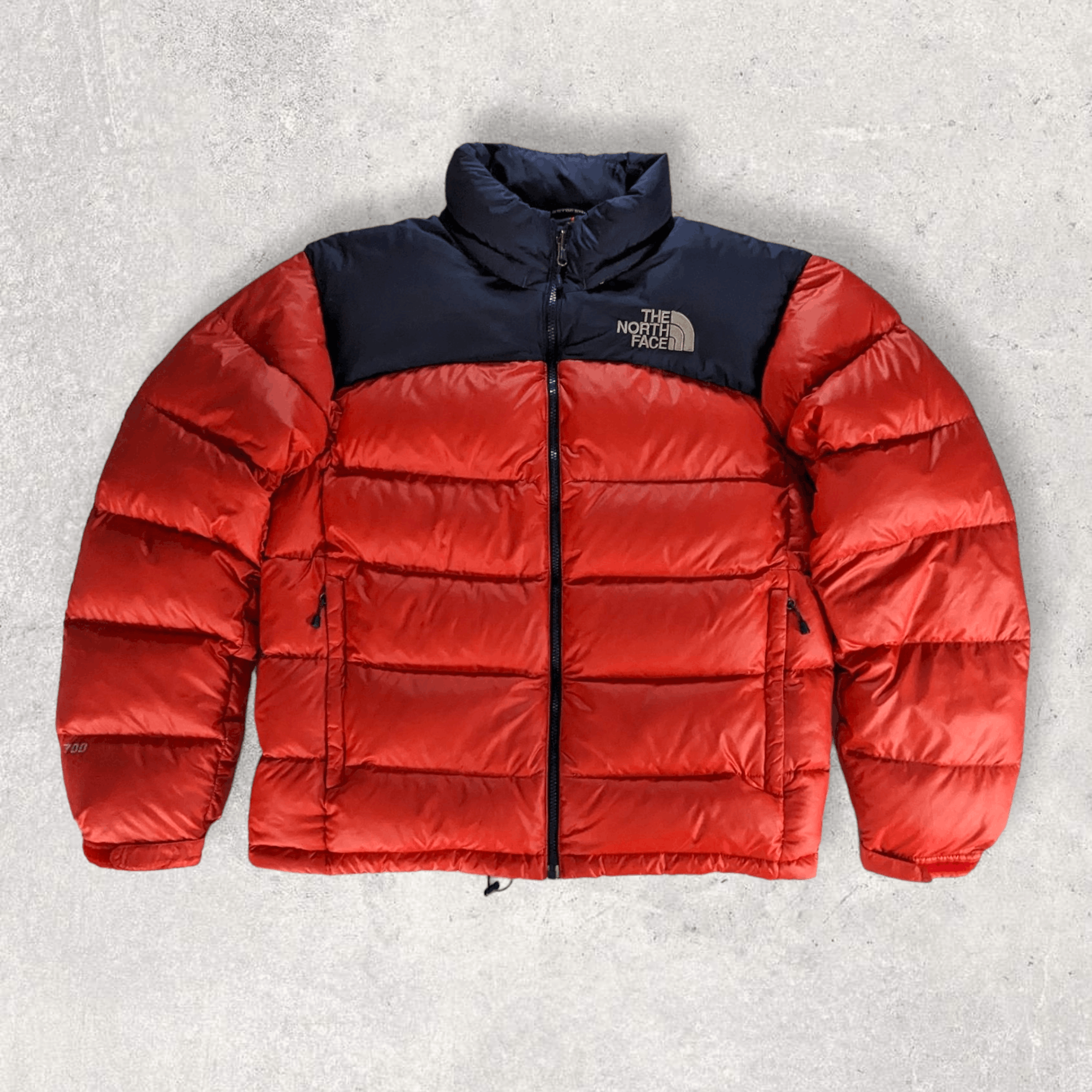 The North Face The North Face puffer jacket 700 retro nuptse red and ...