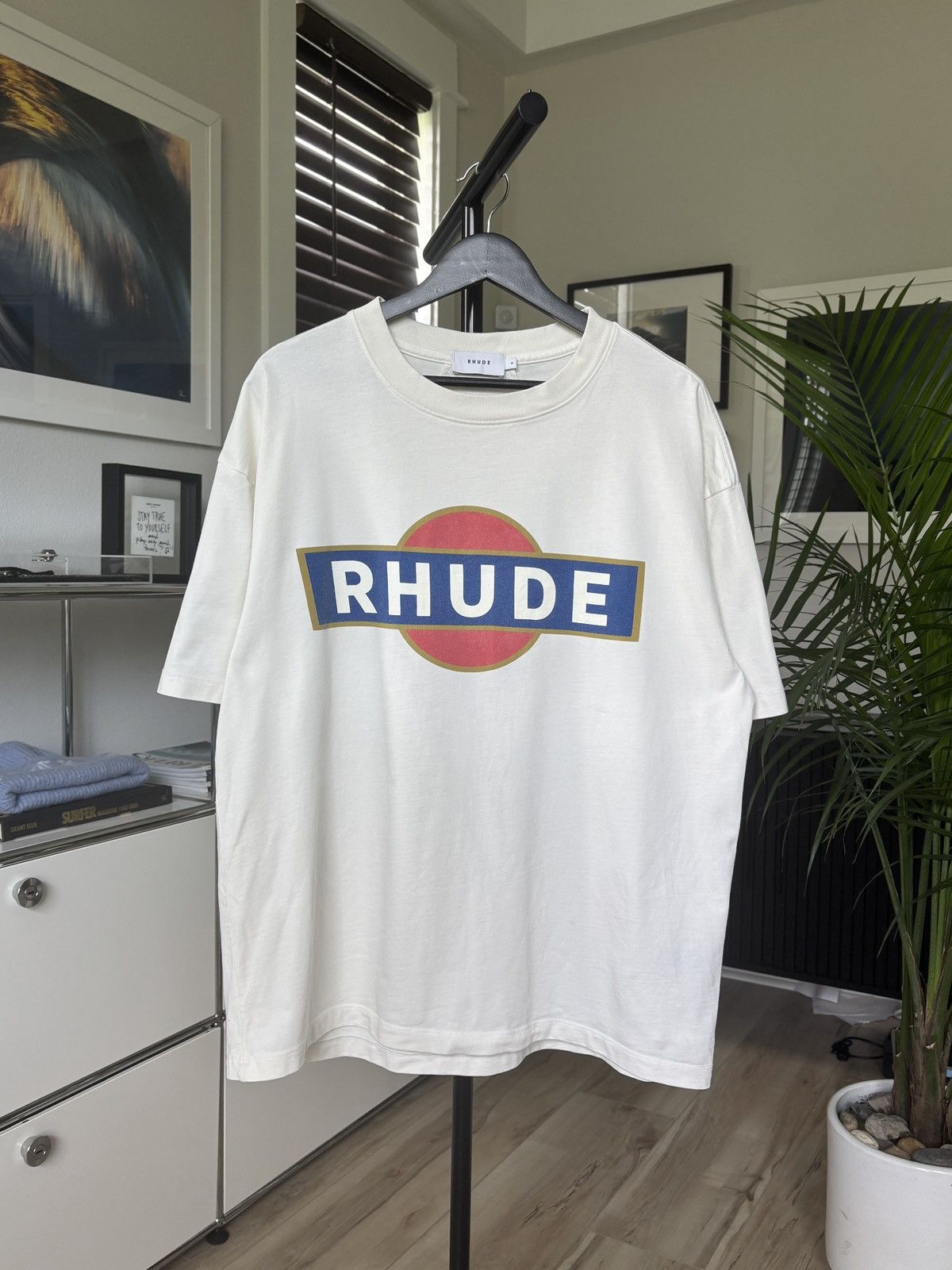 Rhude RHUDE RACING OIL LOGO TEE | Grailed