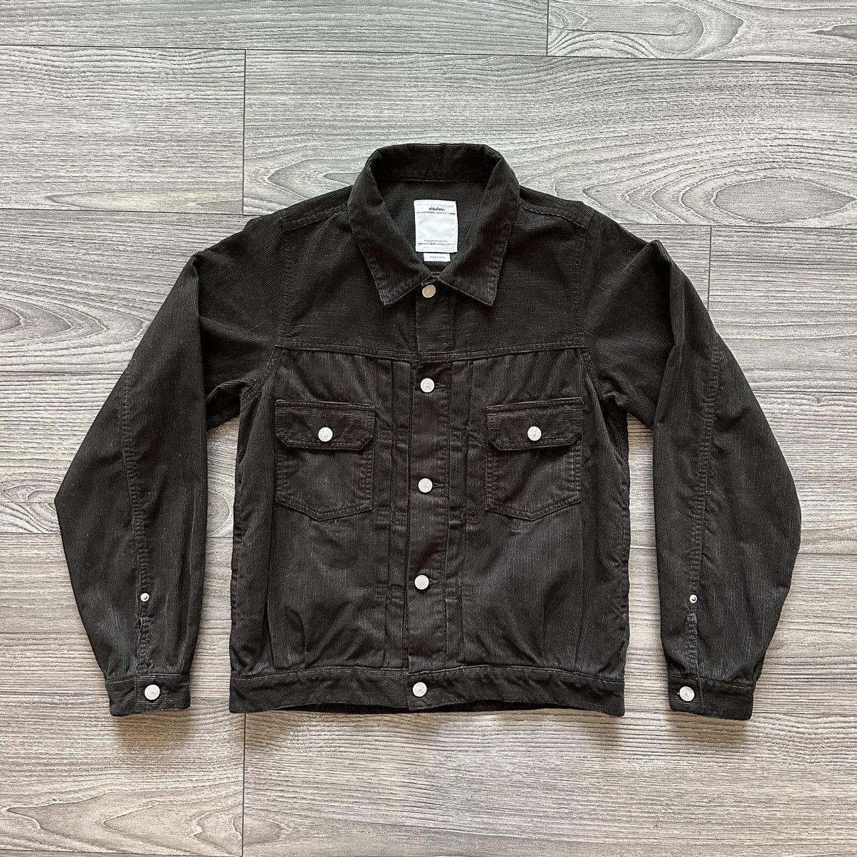 Visvim Visvim Black Corduroy 101 Denim Trucker Jacket | Grailed