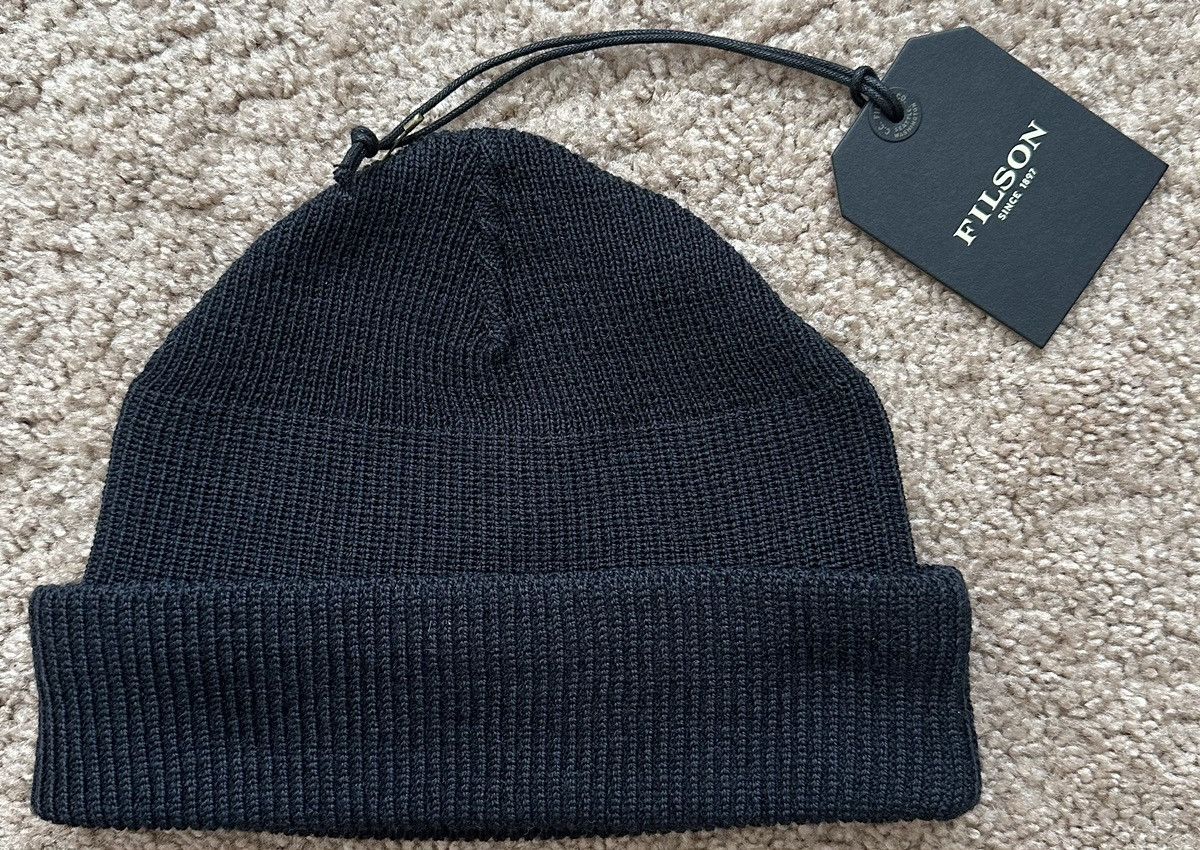 Filson Filson Wool Fleet Watch Cap Dark Navy Peru | Grailed