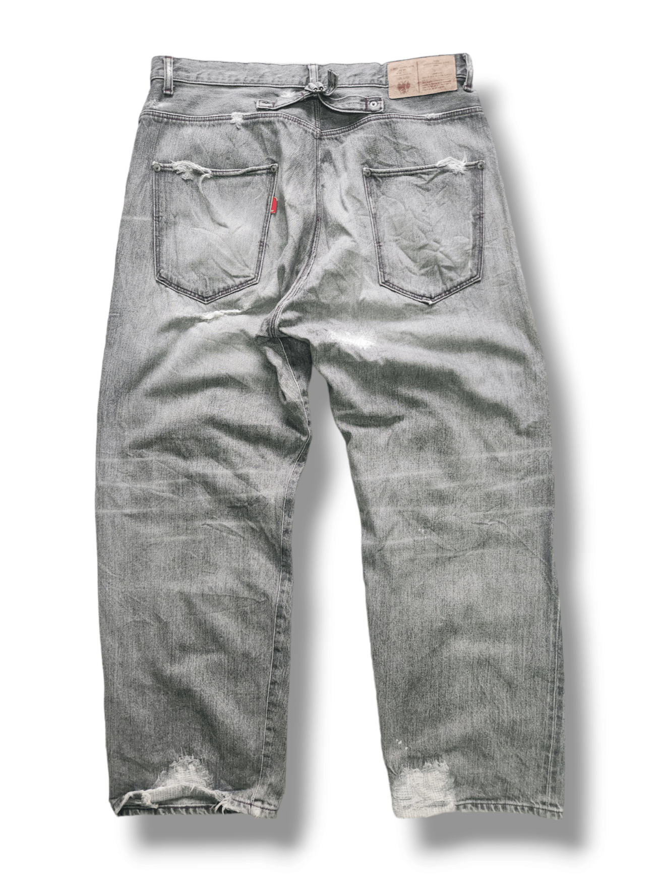 Wtaps WTAPS Dirty Trouser Denim Distressed Redline Selvedge Jeans | Grailed