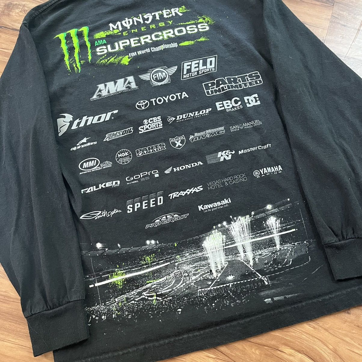 Vintage Crazy Vintage Y2K Essential Monster Bike Punk Emo Longsleeve | Grailed