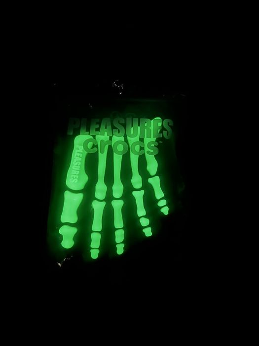 Crocs Crocs X Pleasures Skeleton Jibbitz | Grailed