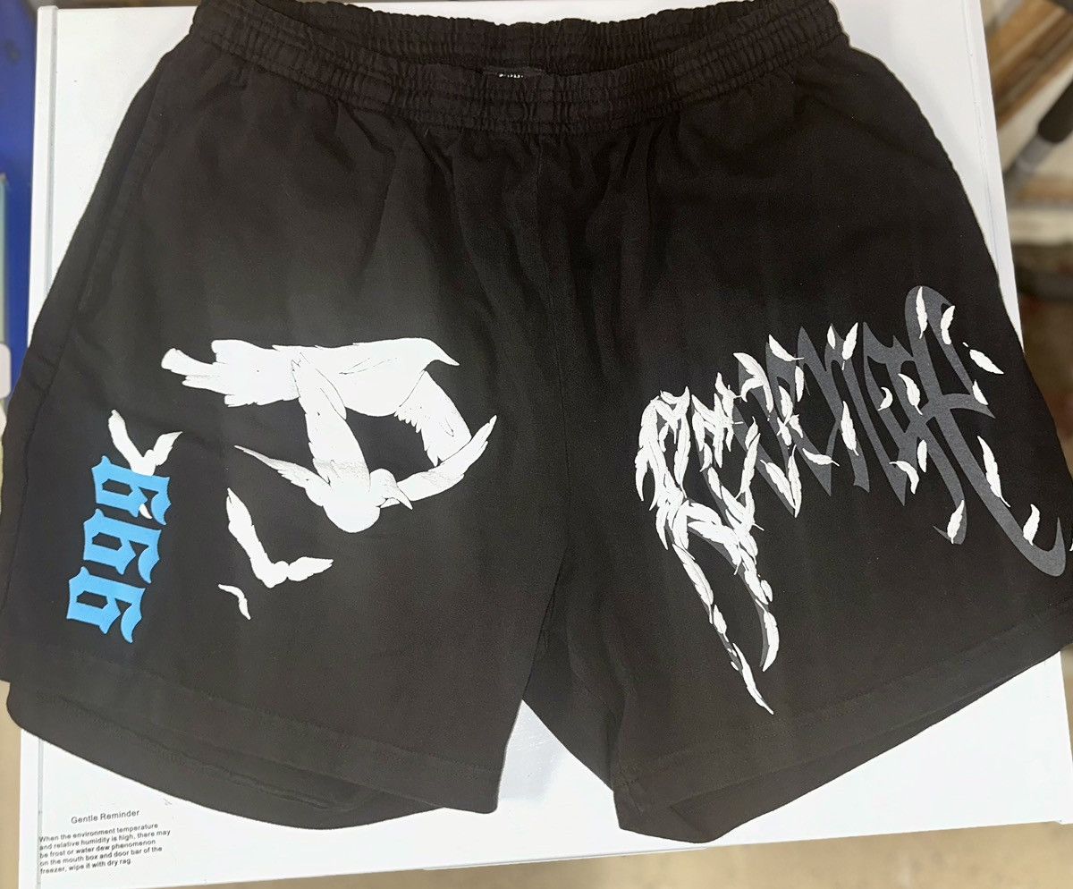 999 Club × Revenge Revenge 999 Club Juice Wrld Shorts | Grailed