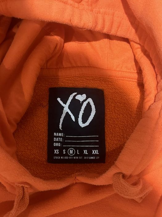 The Weeknd The Weeknd XO Orange Hoodie Size Med Starboy Tour Merch ...