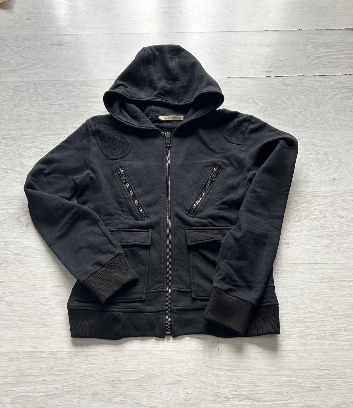 Balenciaga Balenciaga AW07 Panelled Cargo Zip Up Hoodie | Grailed