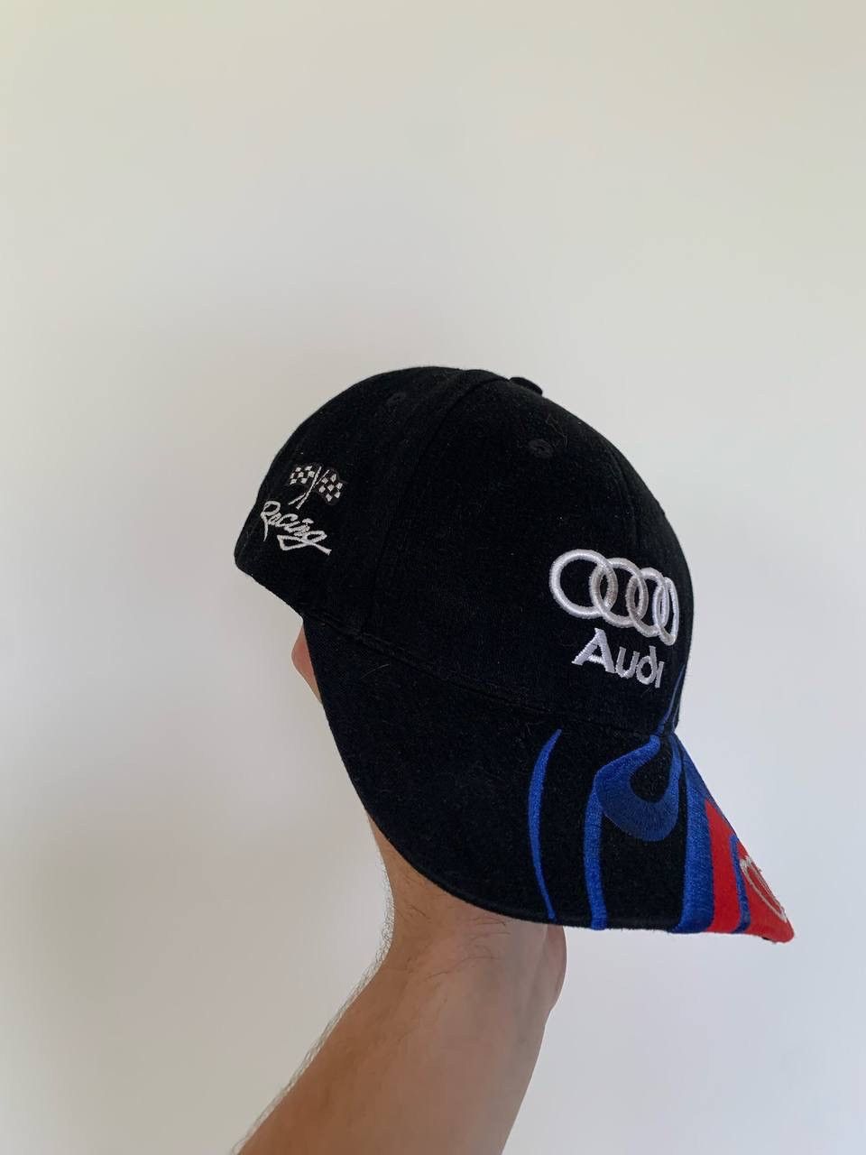Vintage Vintage 90's Rare Audi Flames Racing Moto Cap Y2K | Grailed