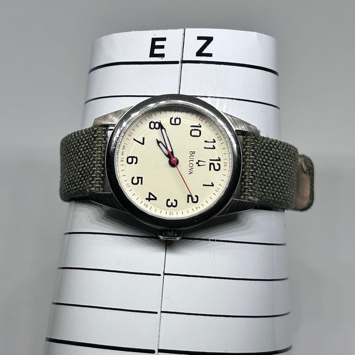 Bulova Bulova C8691049 Water Resistant Stainless Steel Green Watch ...