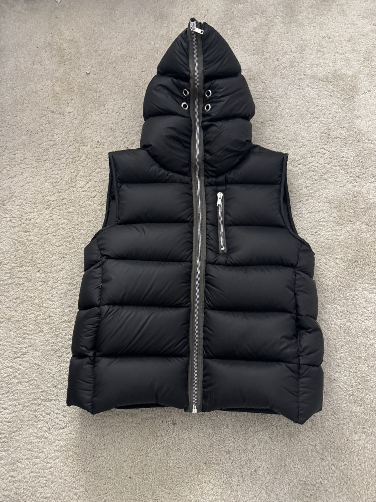 Rick Owens Rick Owens AW22 Strobe Gimp Puffer Vest | Grailed