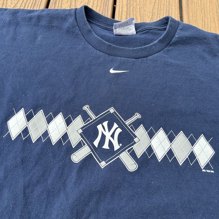 Nike Vintage Nike Center Swoosh New York Yankees Pattern Baseball | Grailed