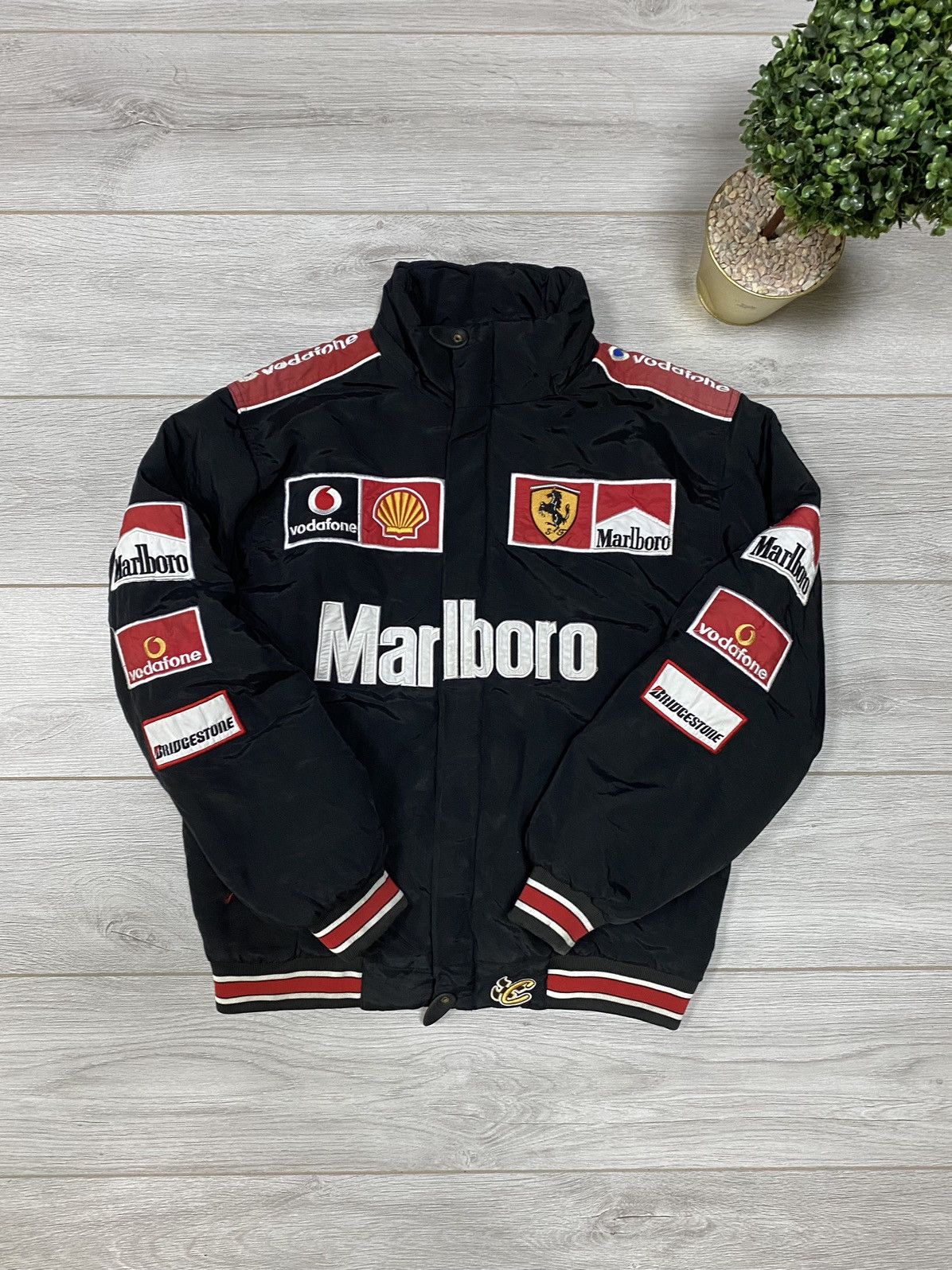 Ferrari × Marlboro × Vintage Marlboro x Ferrari F1 vintage bomber ...