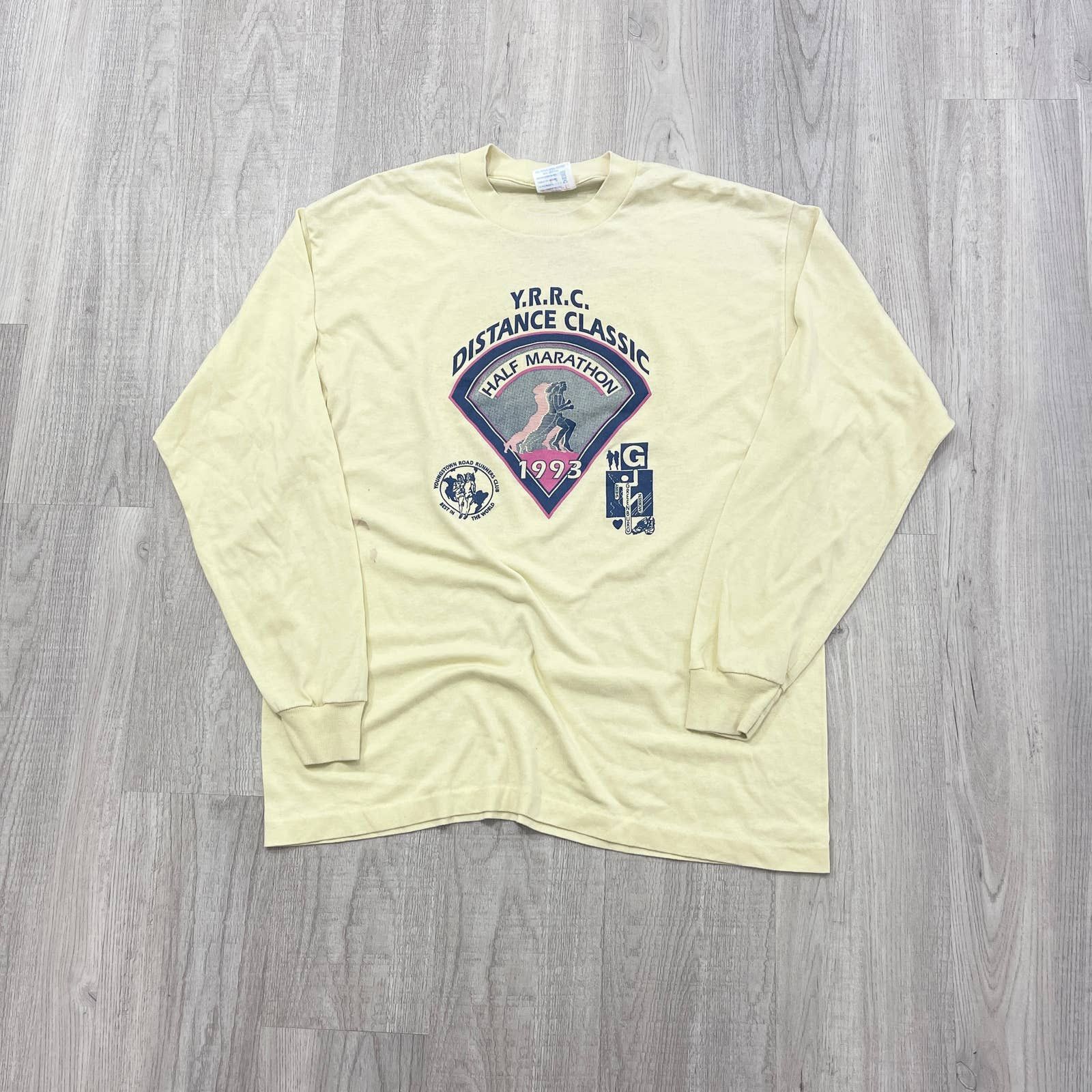Vintage VINTAGE 1993 YRRC Distance Classic Half Marathon Shirt | Grailed