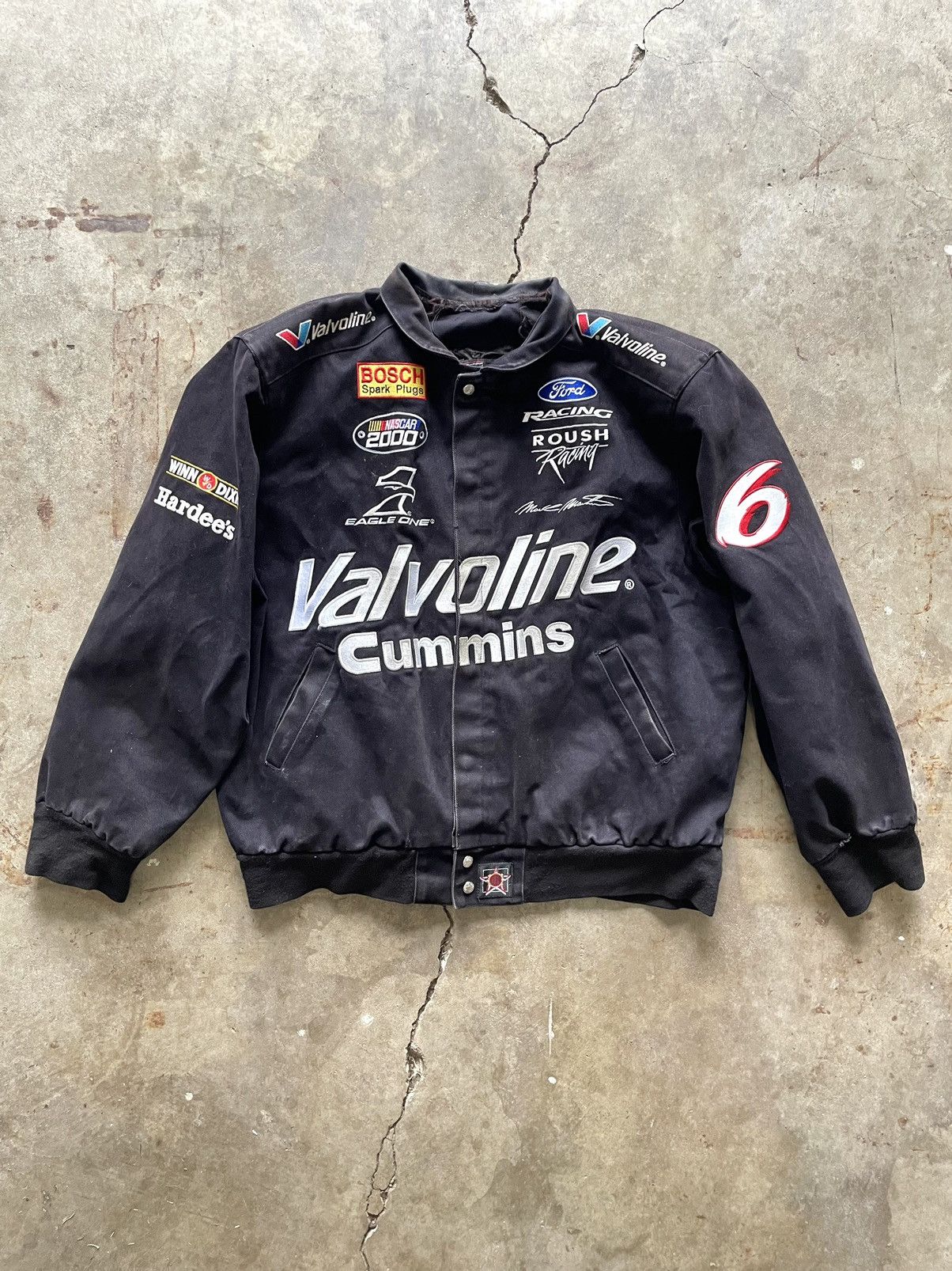 Jh Design × NASCAR × Vintage Vintage NASCAR Mark Martin Valvoline ...