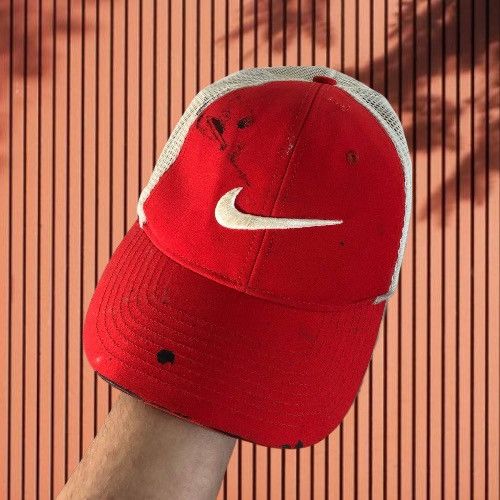 Nike Nike Vintage Distressed cap RARE Logo script Hat | Grailed
