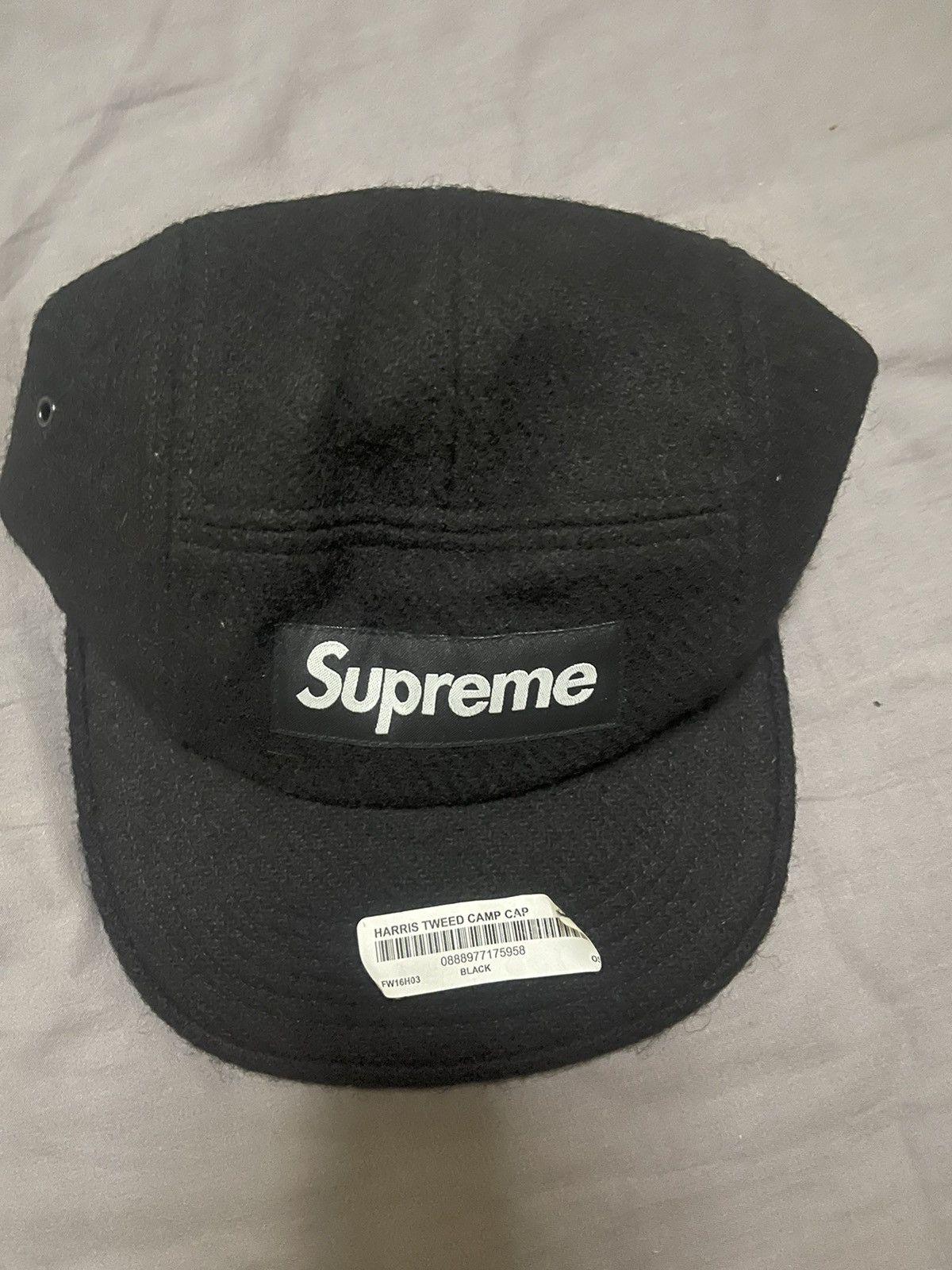 Supreme Supreme fw16 Harris tweed camo cap | Grailed