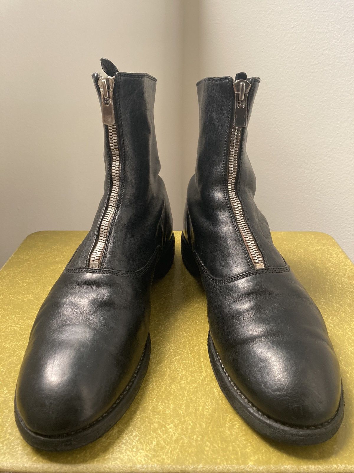 Guidi Guidi 210 Front Zip Boots Black | Grailed