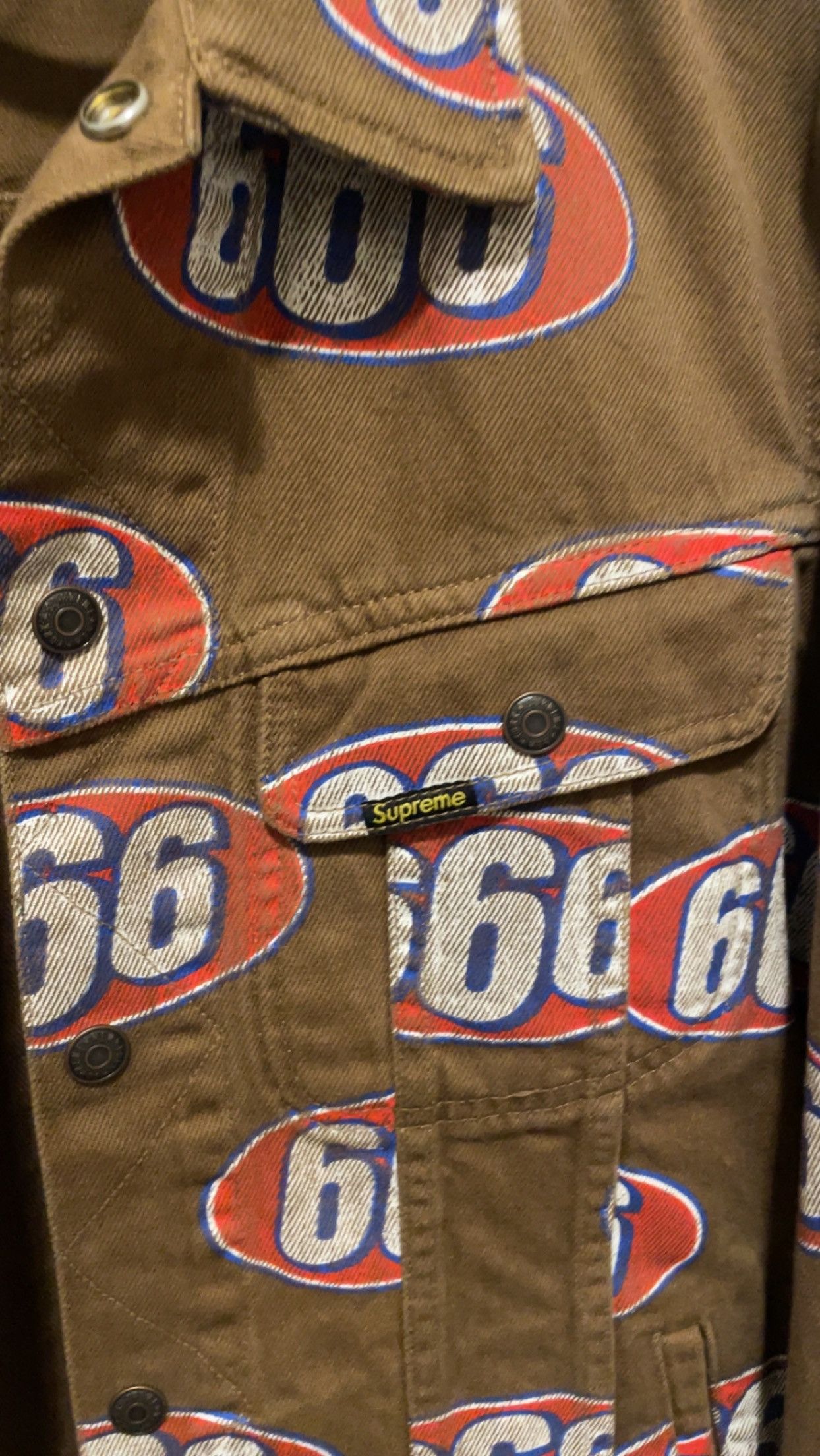 Supreme 666 trucker jacket | Grailed