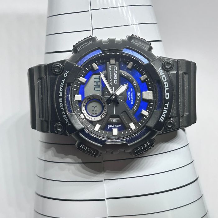 Casio Casio Telememo 30 AEQ-110 Water Resistant Stainless Watch | Grailed