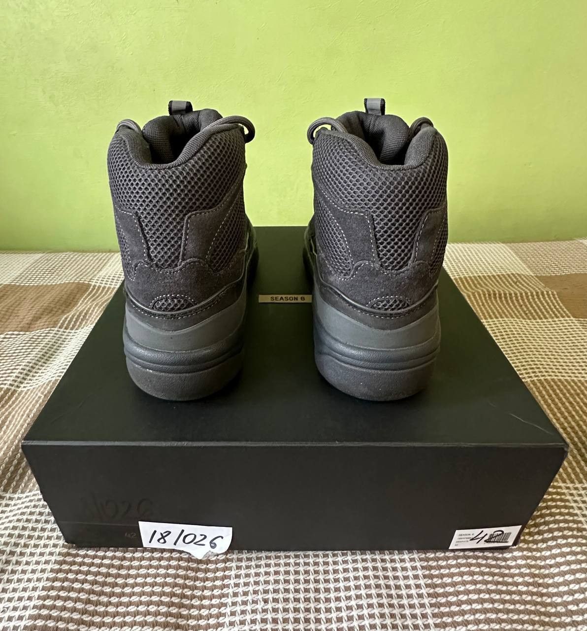 Yeezy Season Yeezy Suede Desert Boot Season 6 Graphite | Grailed