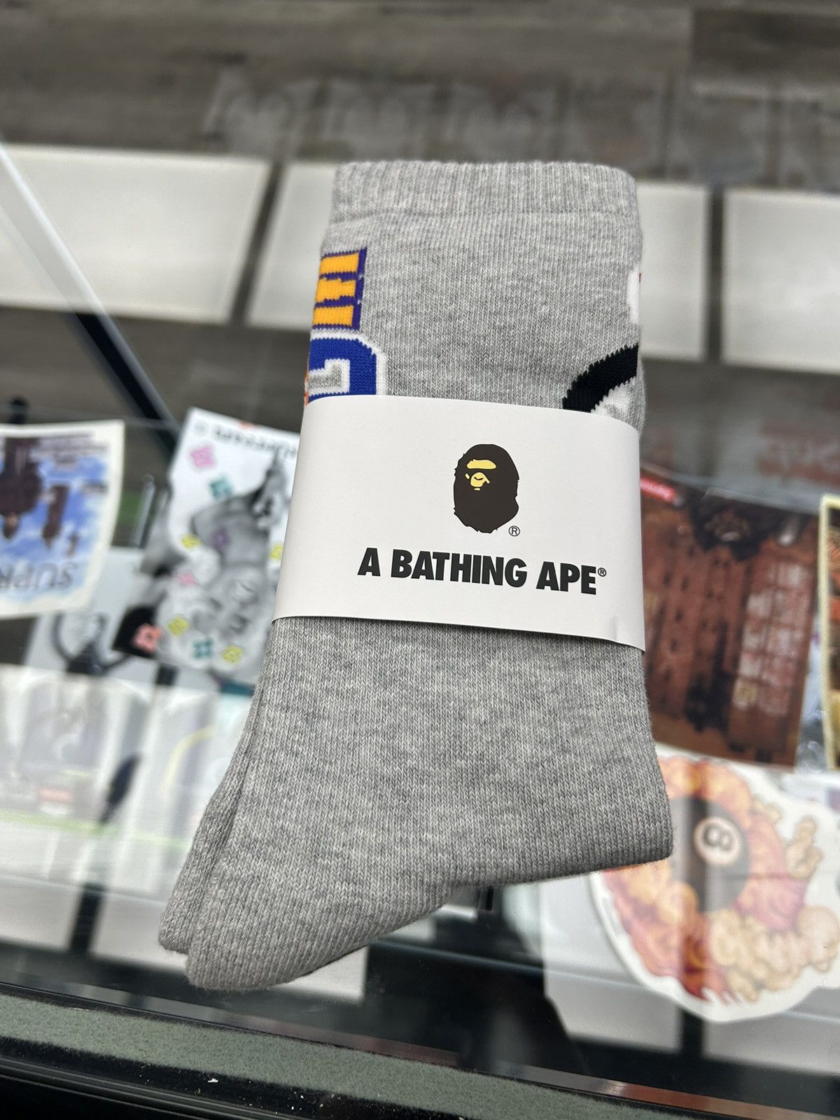 Bape A bathing ape socks | Grailed