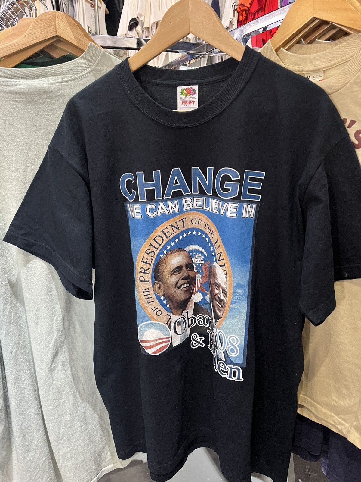 Supreme × Vintage Vintage 2008 Obama Biden Change President Campaign ...