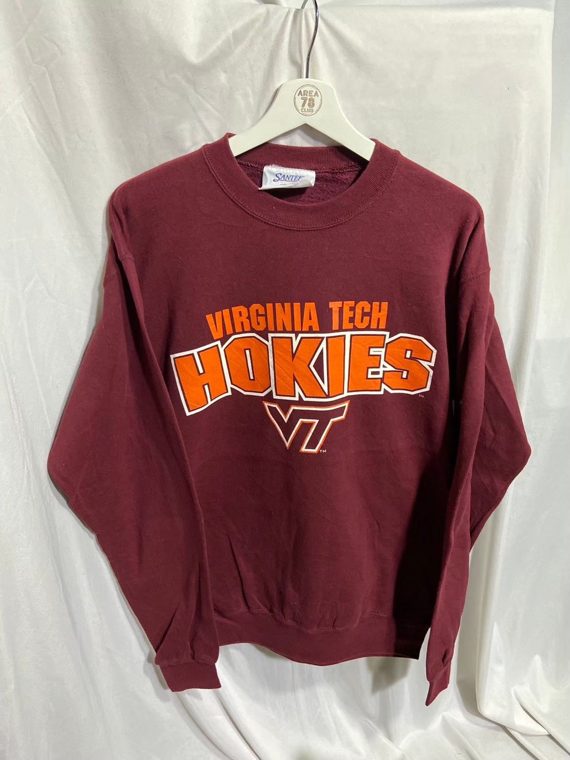 Vintage Vintage Virginia Tech Hokies football Sweatshirt 90s | Grailed