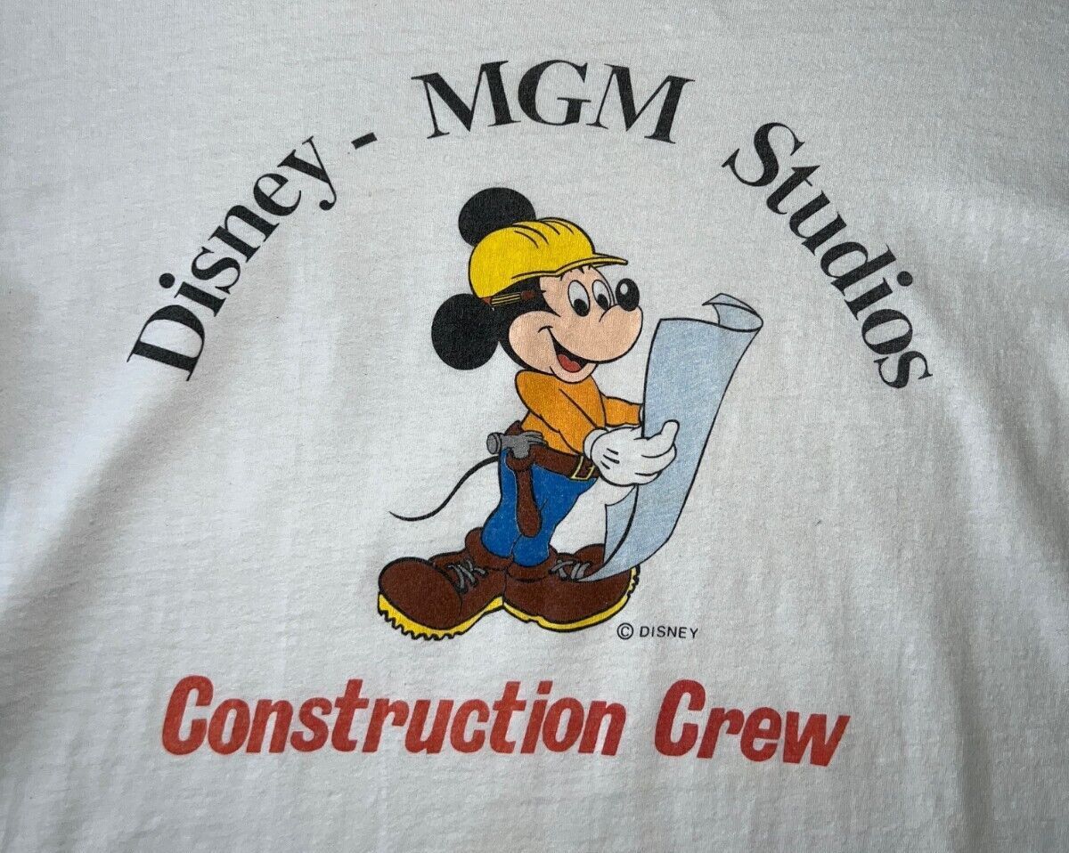 Vintage Vintage 1988 - 89 Disney World MGM Studios Construction Crew ... Vintage Vintage 1988 - 89 Disney World MGM Studios Construction Crew ...
