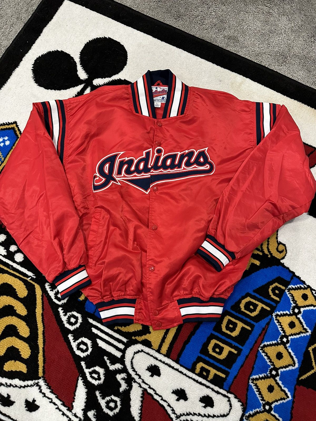 Vintage Cleveland Indians 90s Starter Jacket Diamond Collection | Grailed