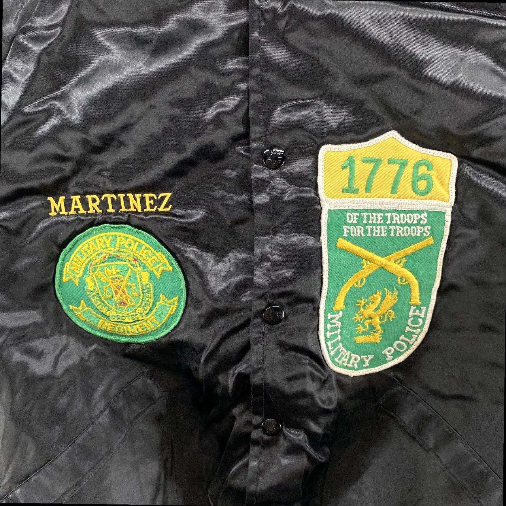 Vintage VINTAGE King Louie Military Police Bomber Jacket Men Large ...