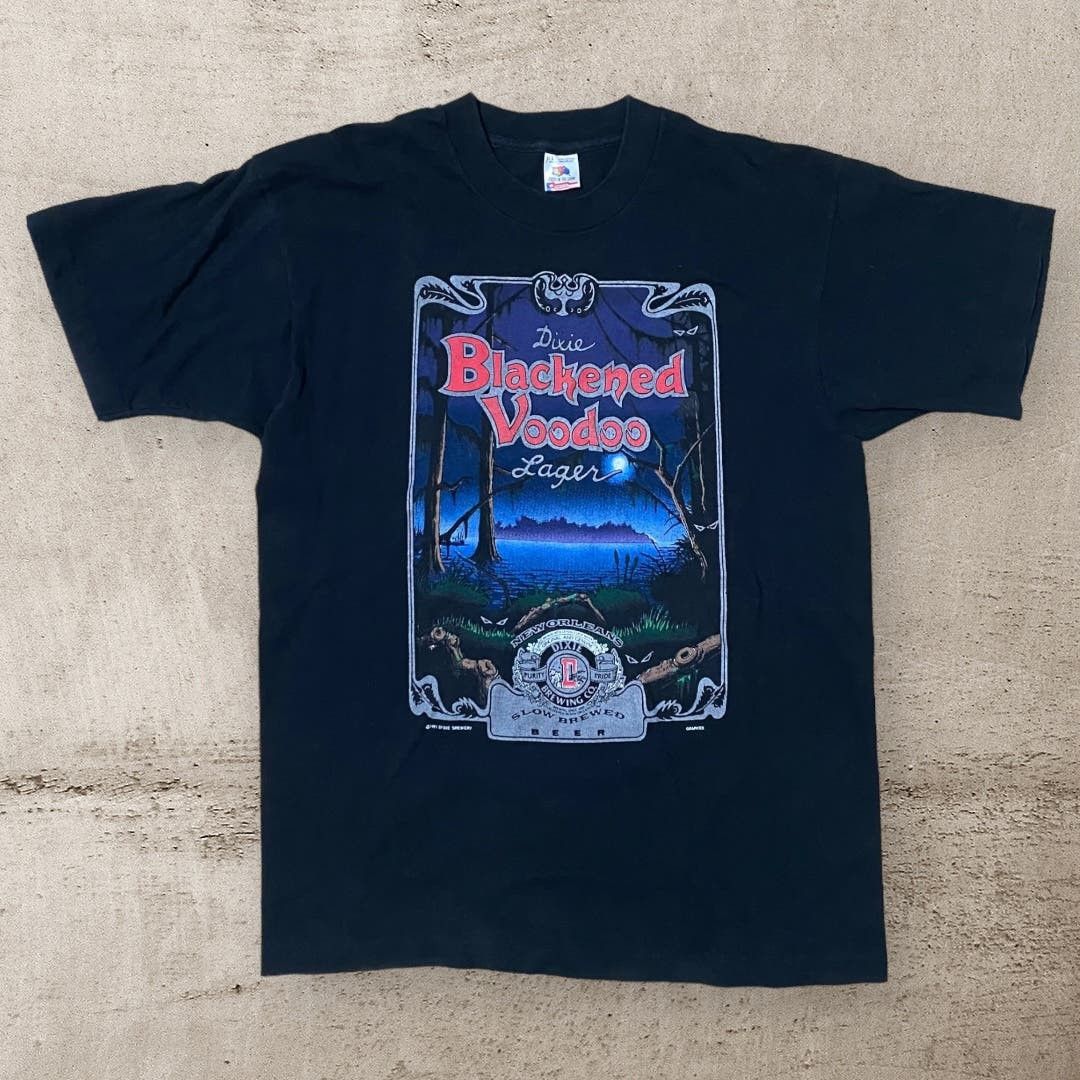 Fruit Of The Loom × Vintage Vintage Blackened Voodoo Lager 1991 Beer ...