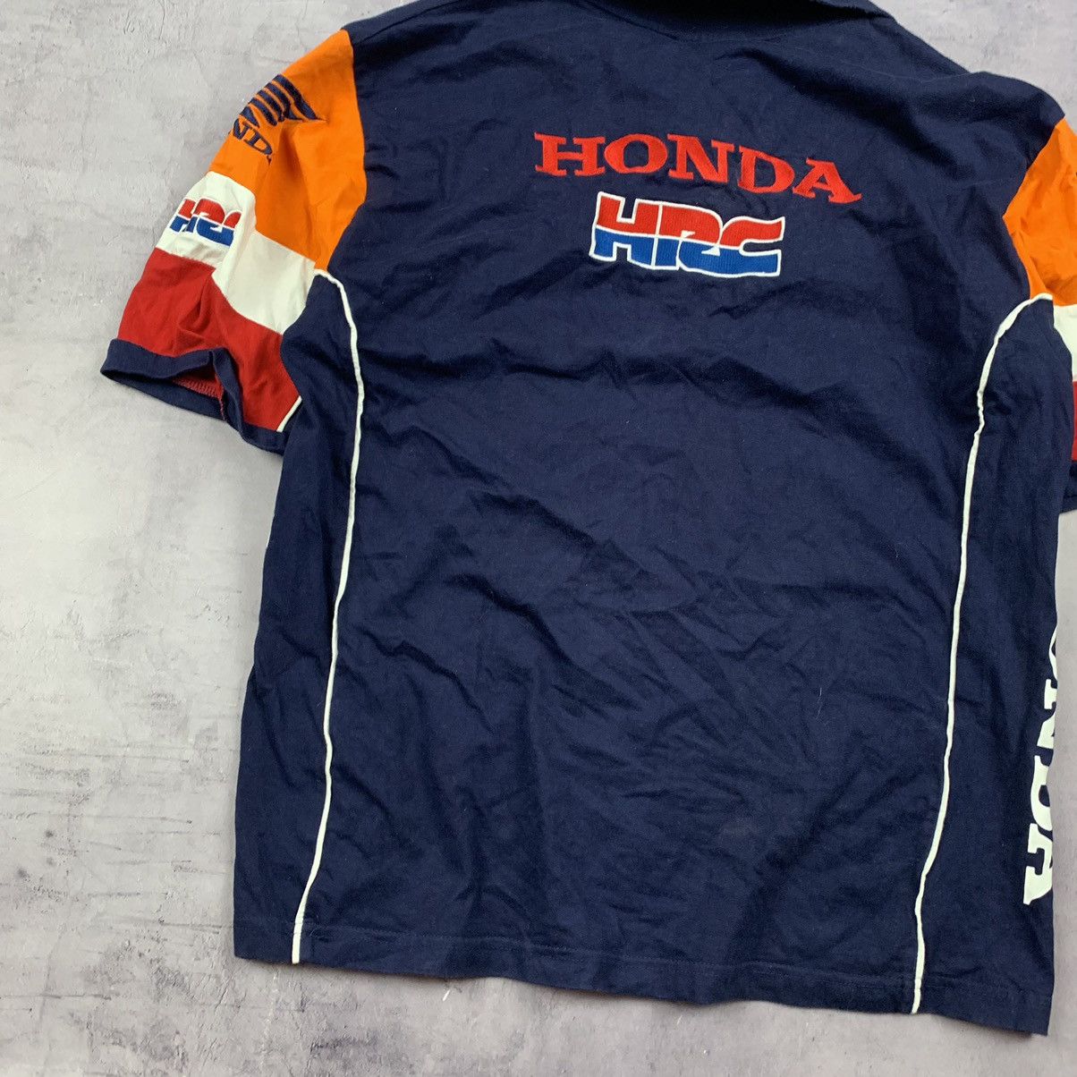 Vintage Rare ! Vintage Honda Polo Racing Hrc Rally Tee Shirt 90’s | Grailed