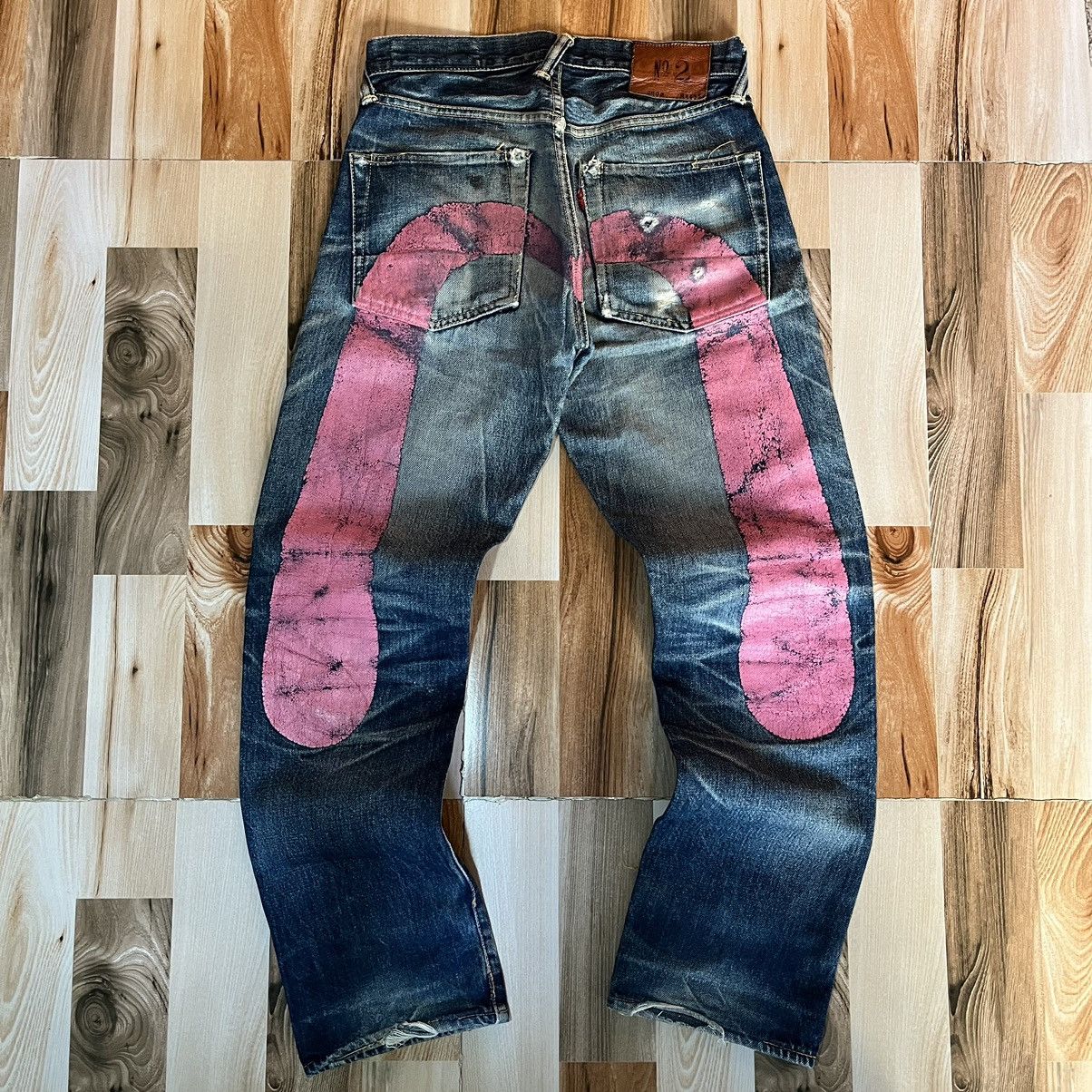 Evisu × Japanese Brand × Vintage Vintage Evisu Yamane Pink Diacock ...