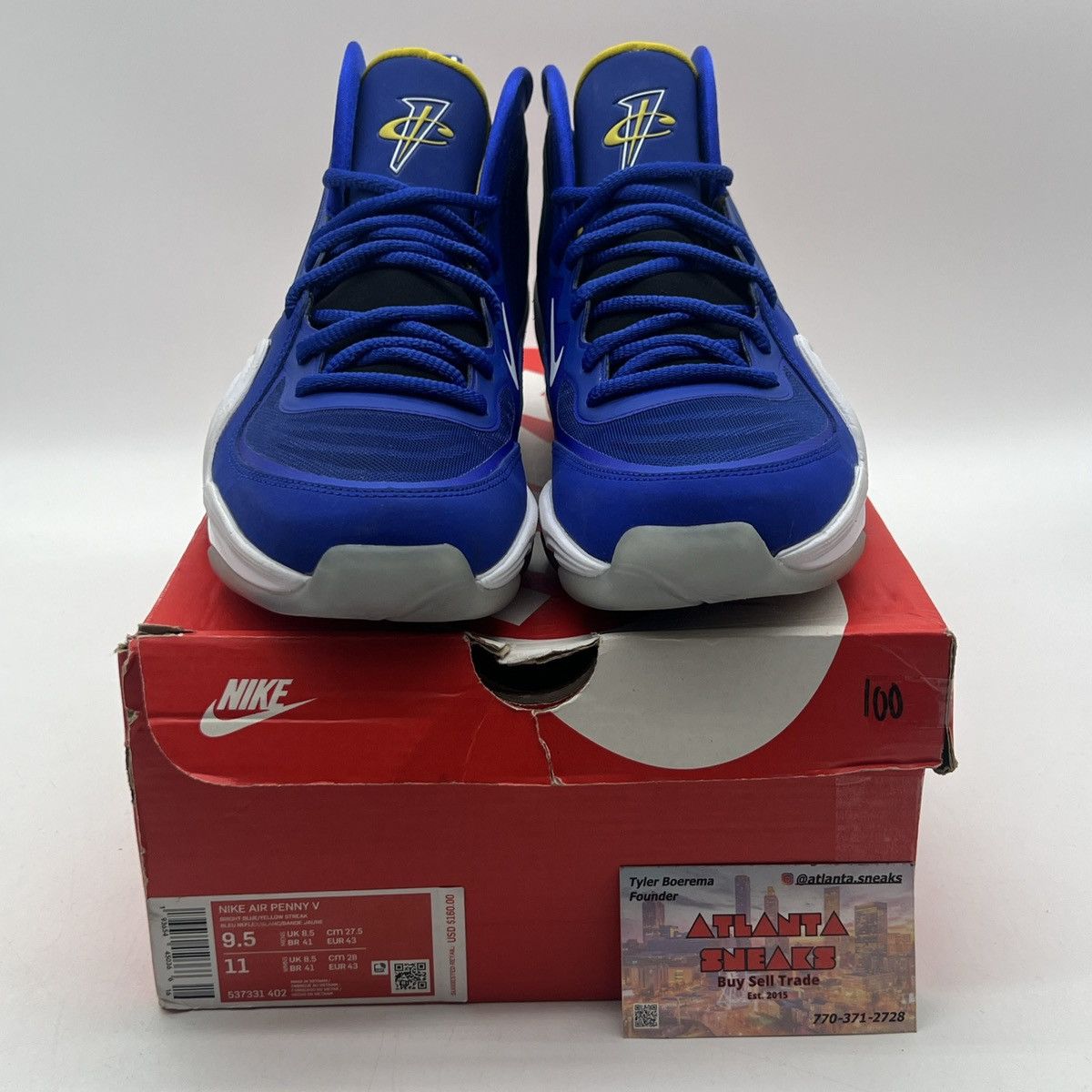 Nike Air Penny 5 blue chips | Grailed