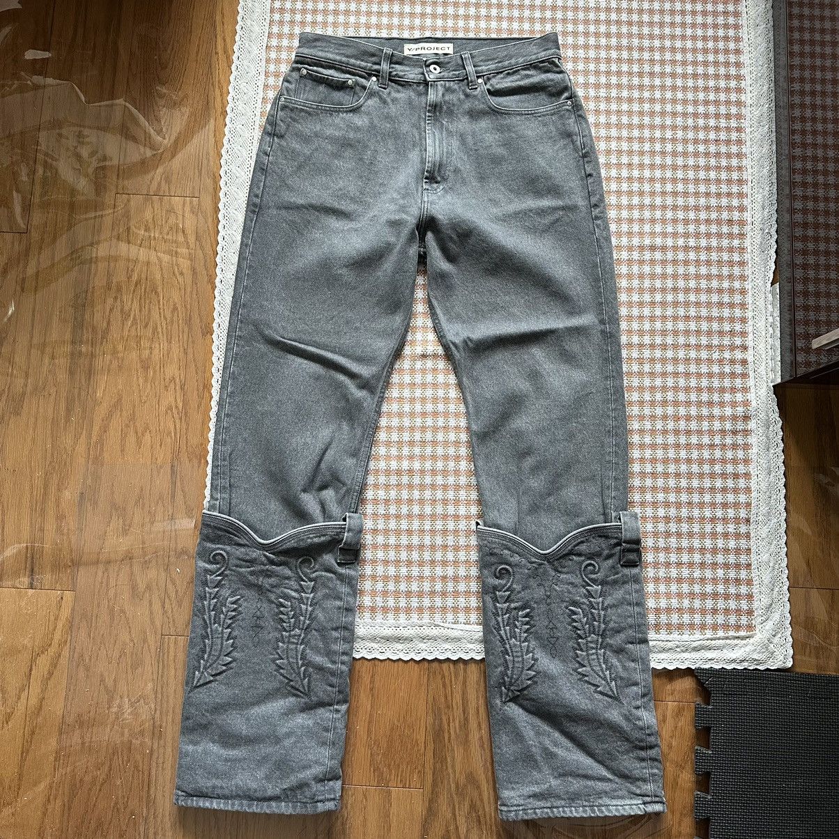 Y/Project Y/Project Cowboy Cuff Denim Jeans | Grailed