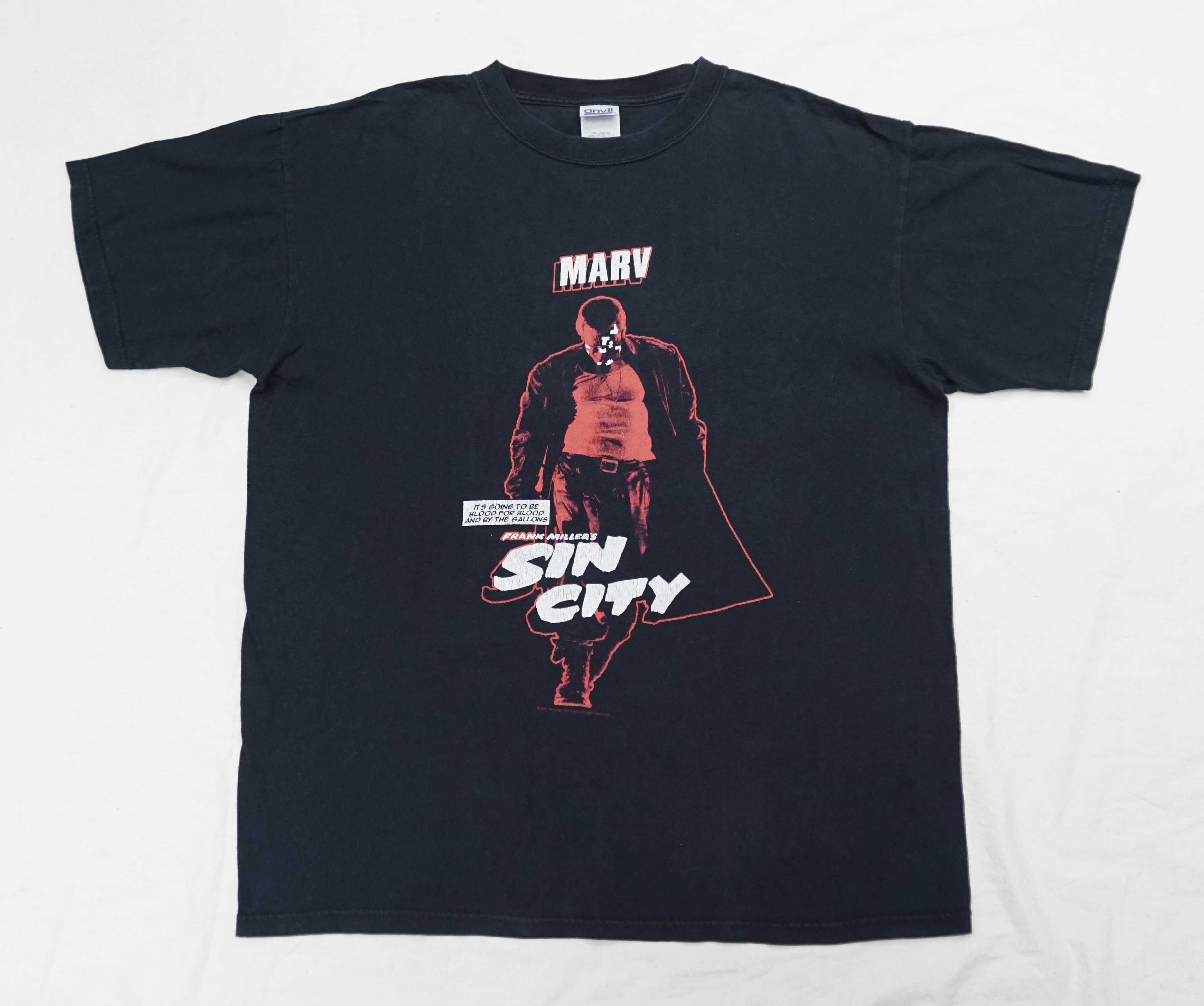Movie × Rare × Vintage 00's Marv "Sin City" T-shirt | Grailed